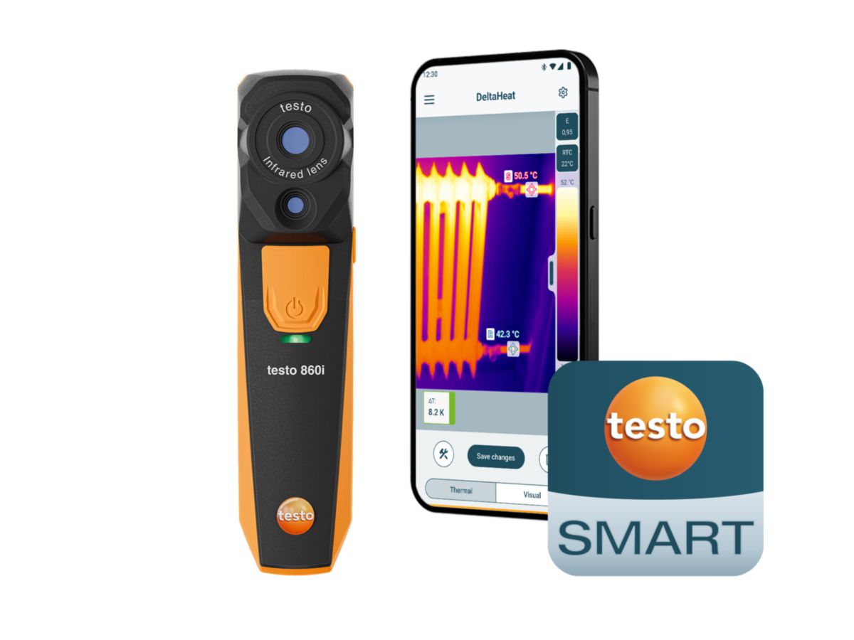 TESTO - Caméra thermique connectée Testo 860i | Clim+
