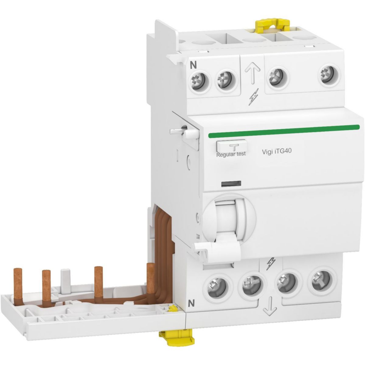 SCHNEIDER ELECTRIC - Acti9 iTG40 - module différentiel Vigi tête de ...