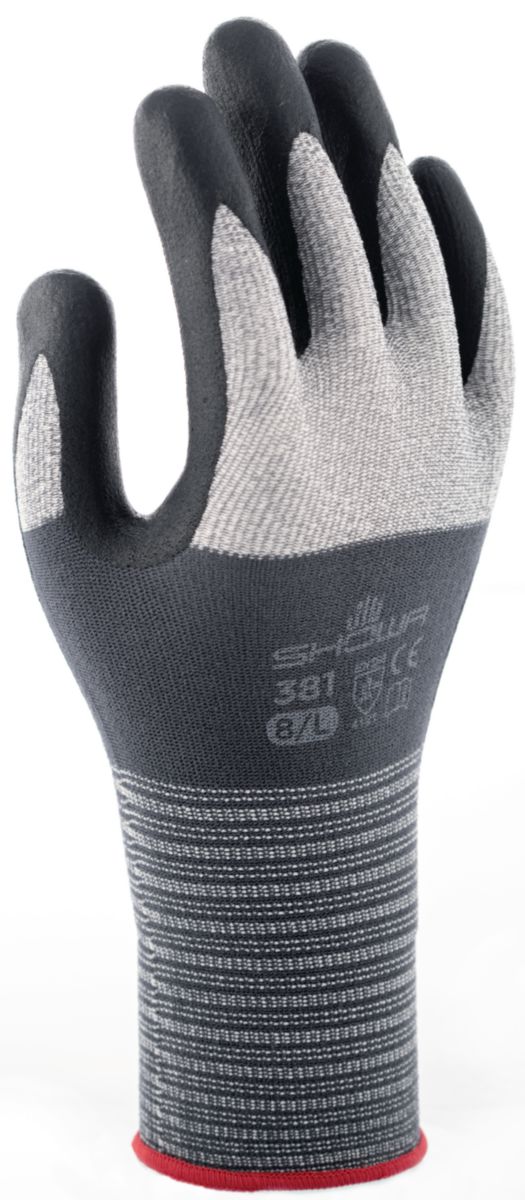 SHOWA - Gants manutention légère milieu sec 381 multi-usages confort ...