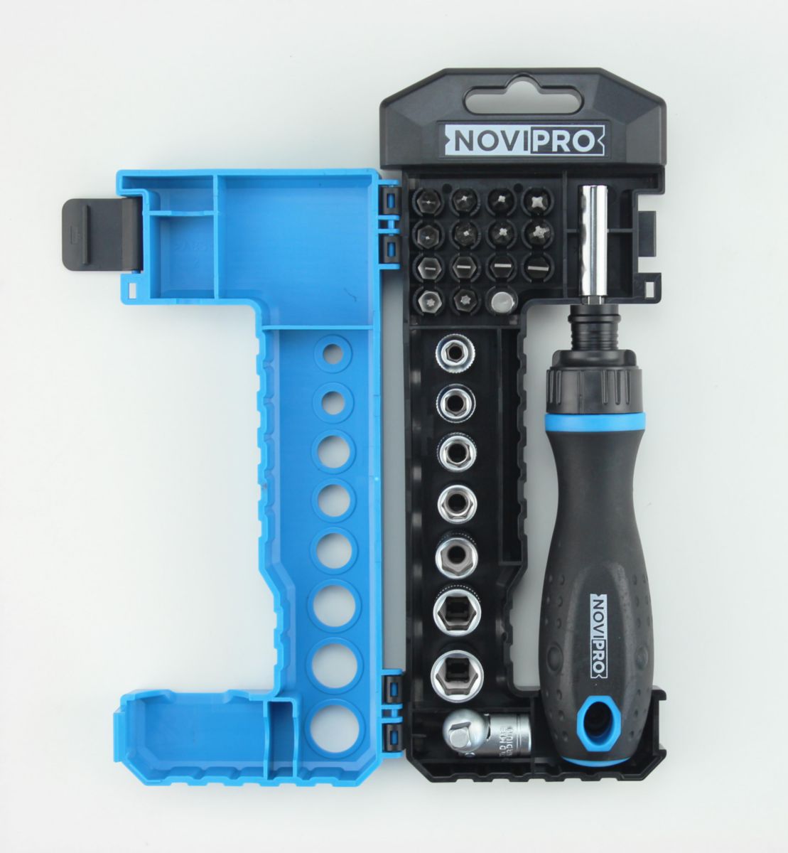 NOVIPRO - Kit de serrage à cliquet 25 pièces Novipro | Clim+