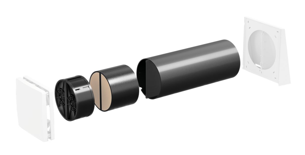 VMI - KIT VMC VERSUS DUO double flux décentralisée pour pièces humides ...