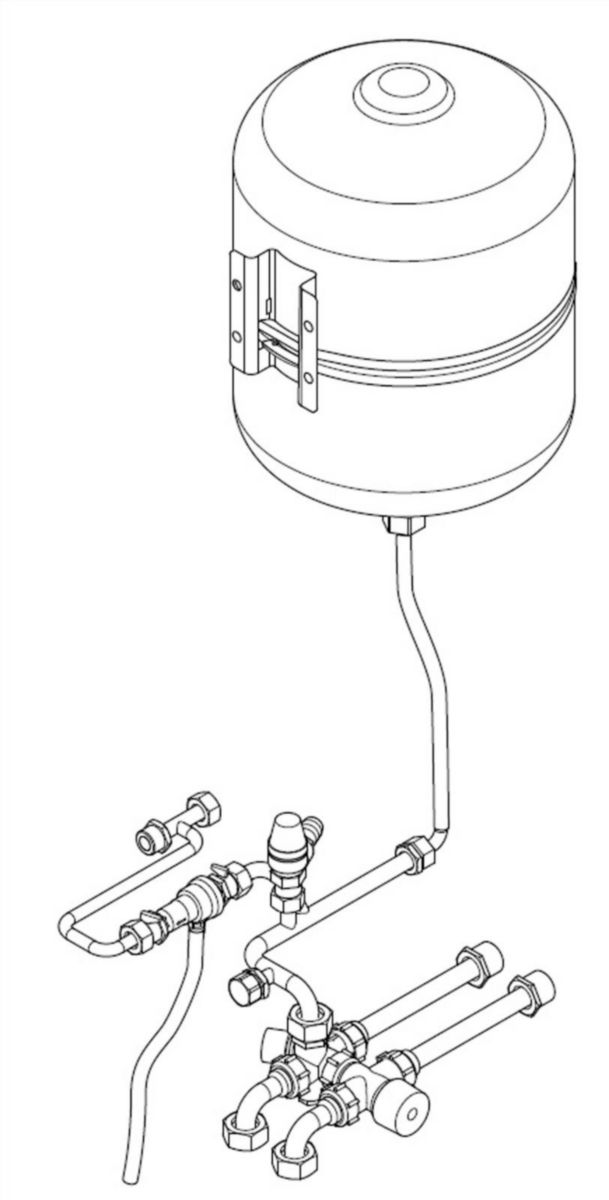 PACIFIC - Kit expansion sanitaire duo. Réf. 075049 | Clim+