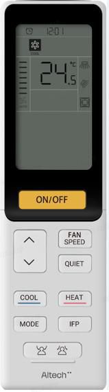 ALTECH - Télécommande infrarouge Altech pour ALT-CT9-V1, ALT-CT6-V1 et ALTeCL-V1 | Clim+