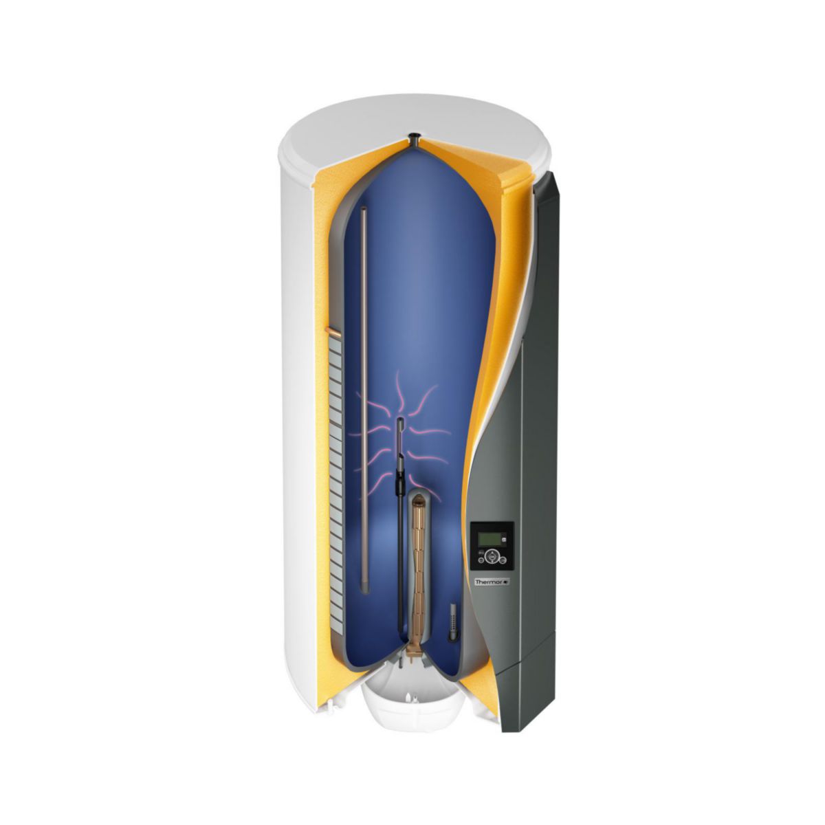 THERMOR - Ballon Aeromax split 2 vertical mural 200 litres Réf 296515 ...