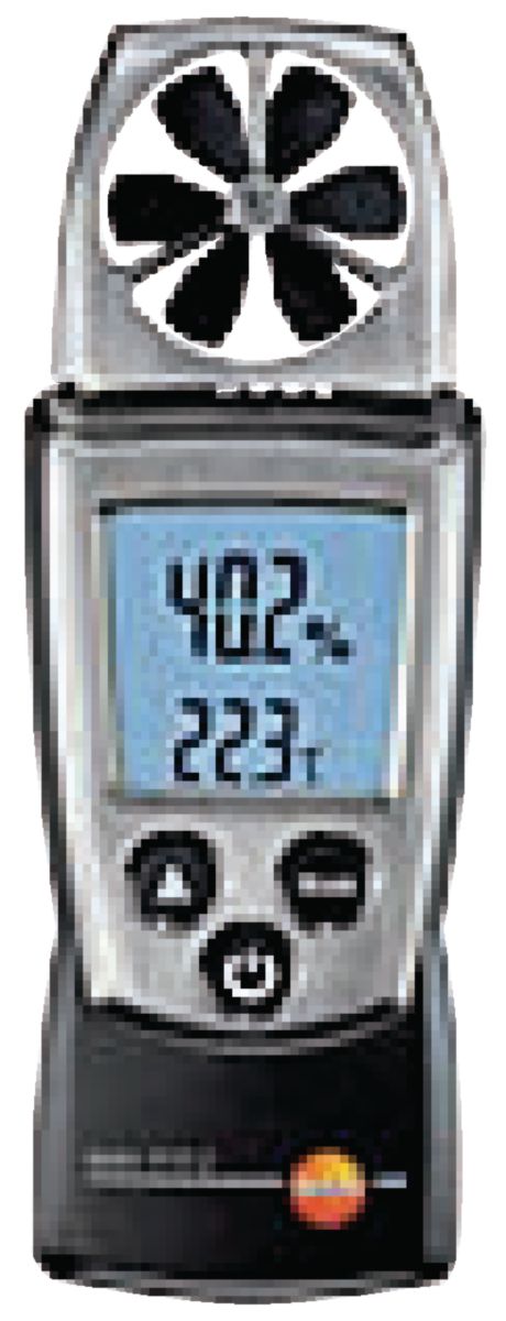 TESTO - Thermo-anémomètre + humidité 410-2 compact pour mesure d ...