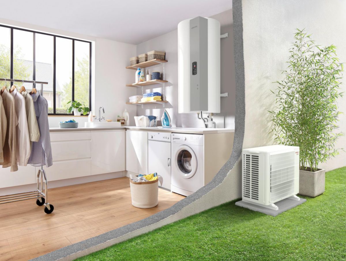 ATLANTIC ELECTRIQUE - Chauffe-eau thermodyna Calypso connecté Split ...