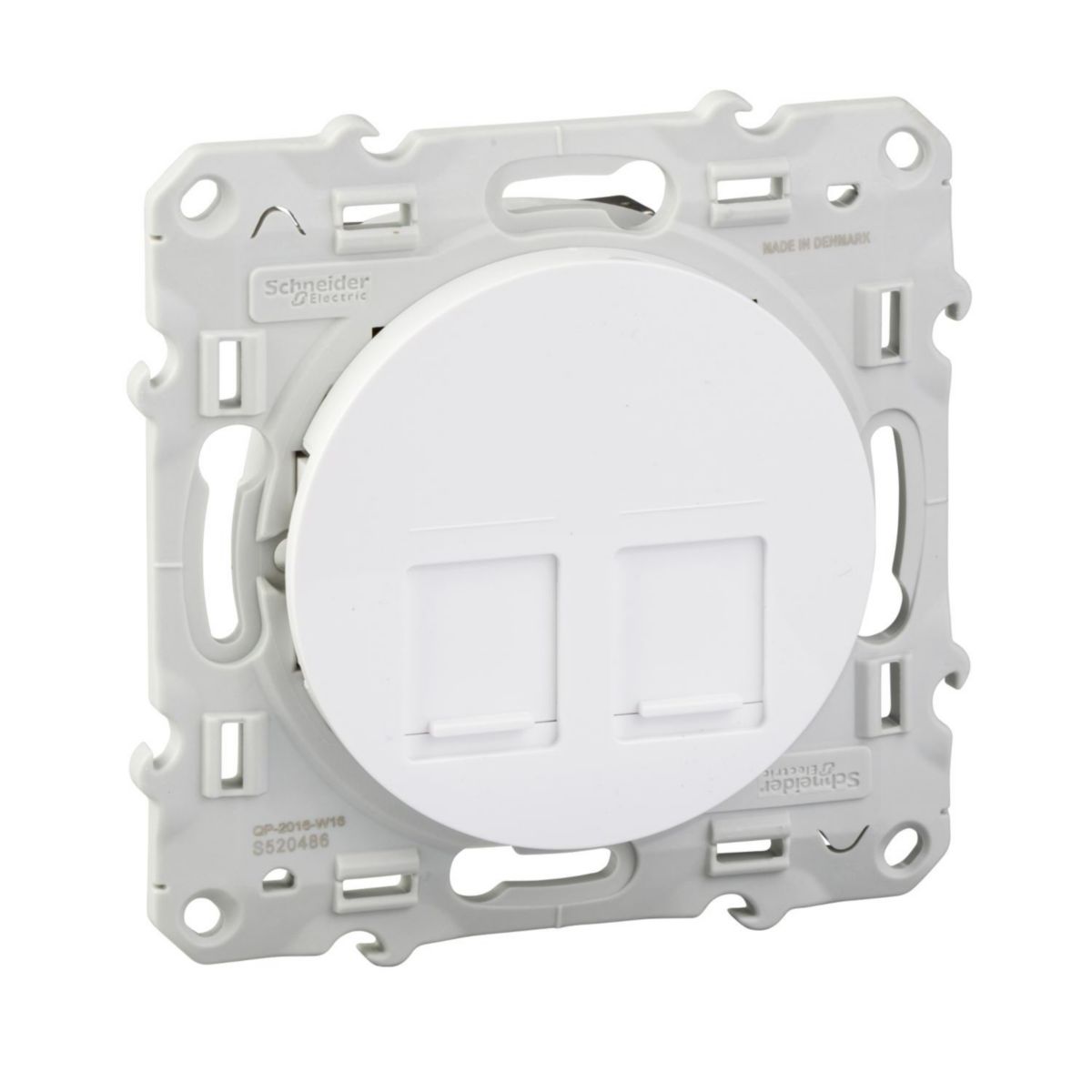 SCHNEIDER ELECTRIC - Prise RJ45 Odace - Catégorie 6 - Grade 3 STP ...