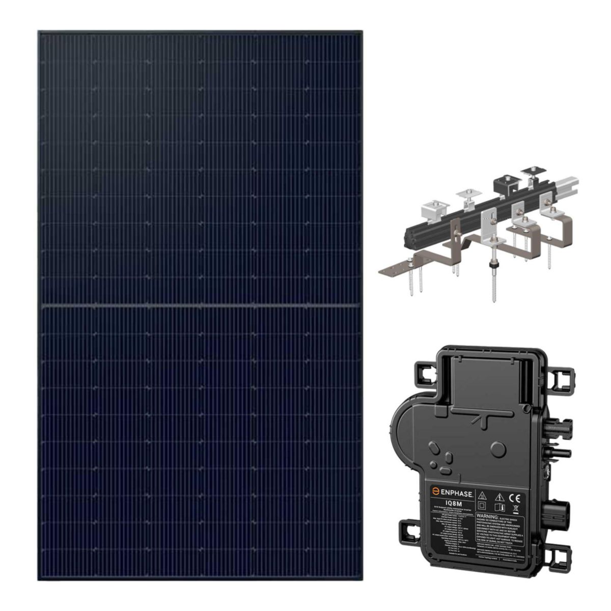 POWR CONNECT - Kit photovoltaïque Powr Connect complet sur toiture tuile méca/canal ETN 6KWc 2L8 ...