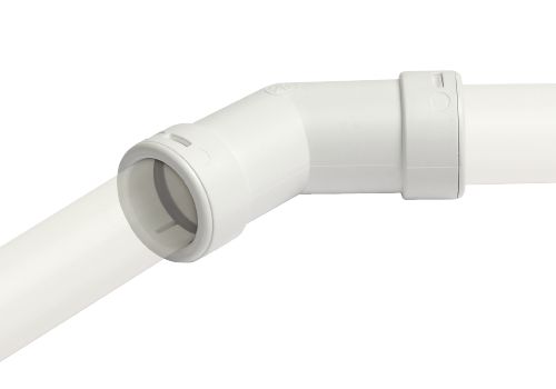 ARTIPLASTIC - Coude 135° O-RING avec joint pour tube d'évacuation de ...