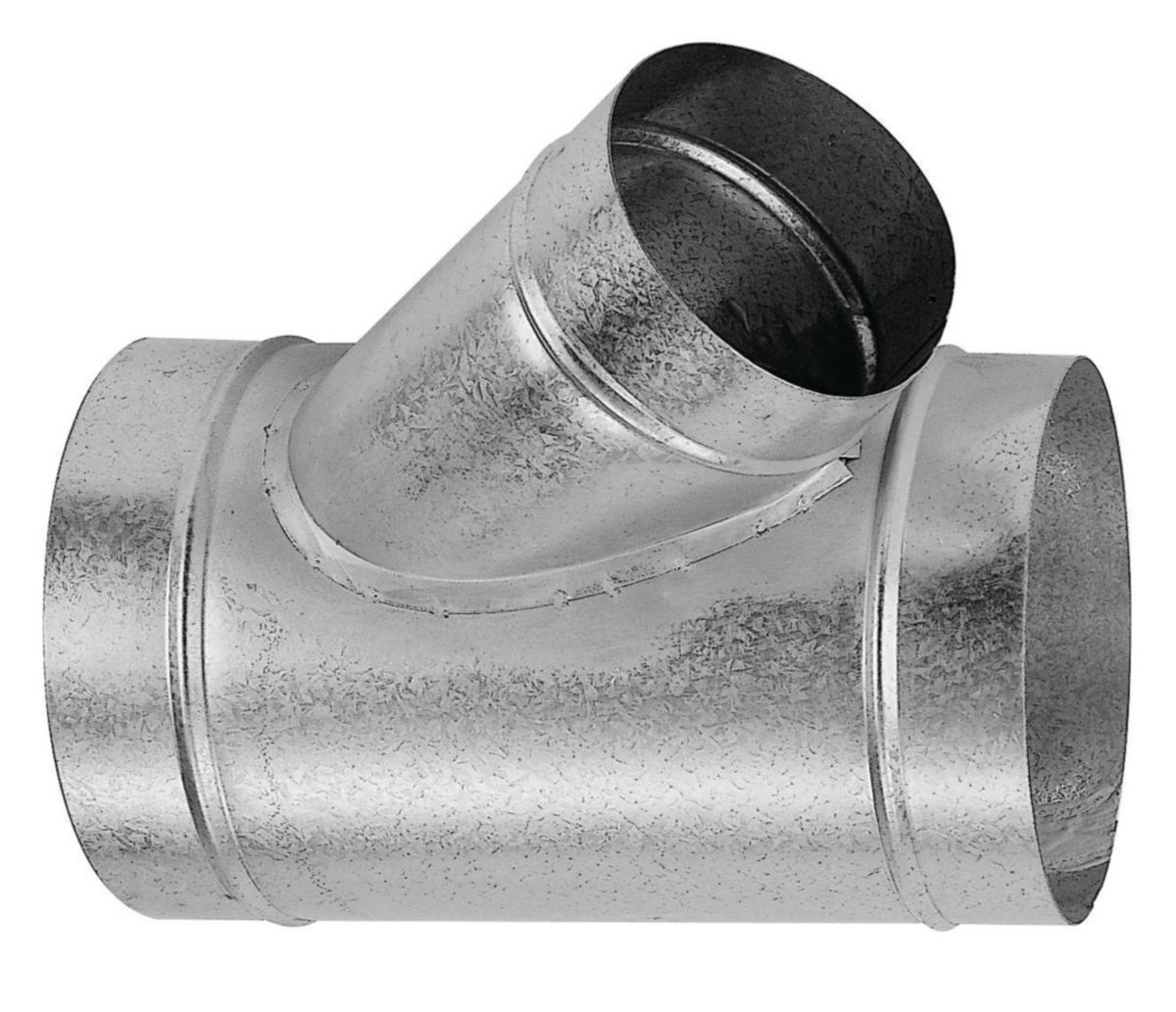 TFVM - Té 45 degrés réduit galva 200x160 Réf. TE45D0200/0160 | Clim+