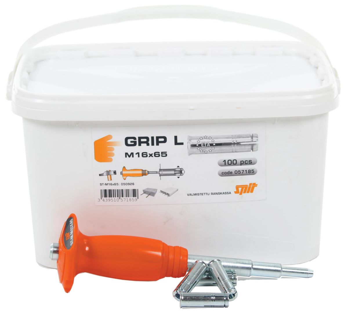 SPIT - Cheville matériaux pleins GRIP Ll M8 x 30 boîte de 100 réf ...